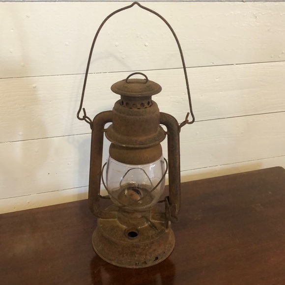 Accents | Antique Vintage Hanging Kerosene Lamp Lantern Rustic ...